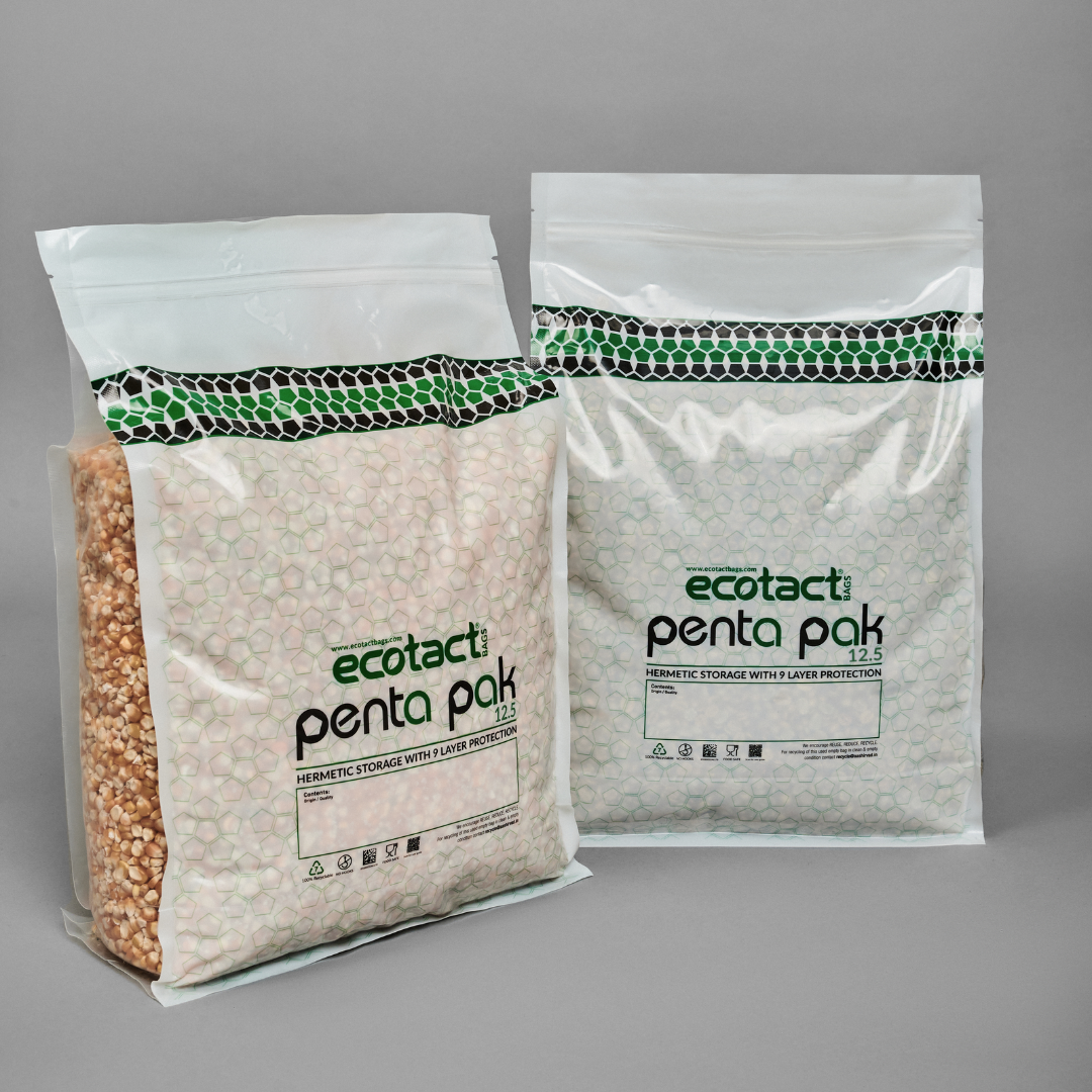 Penta Pak for Green Coffee/Cacao Beans & Other Food Grains from ecotac ...